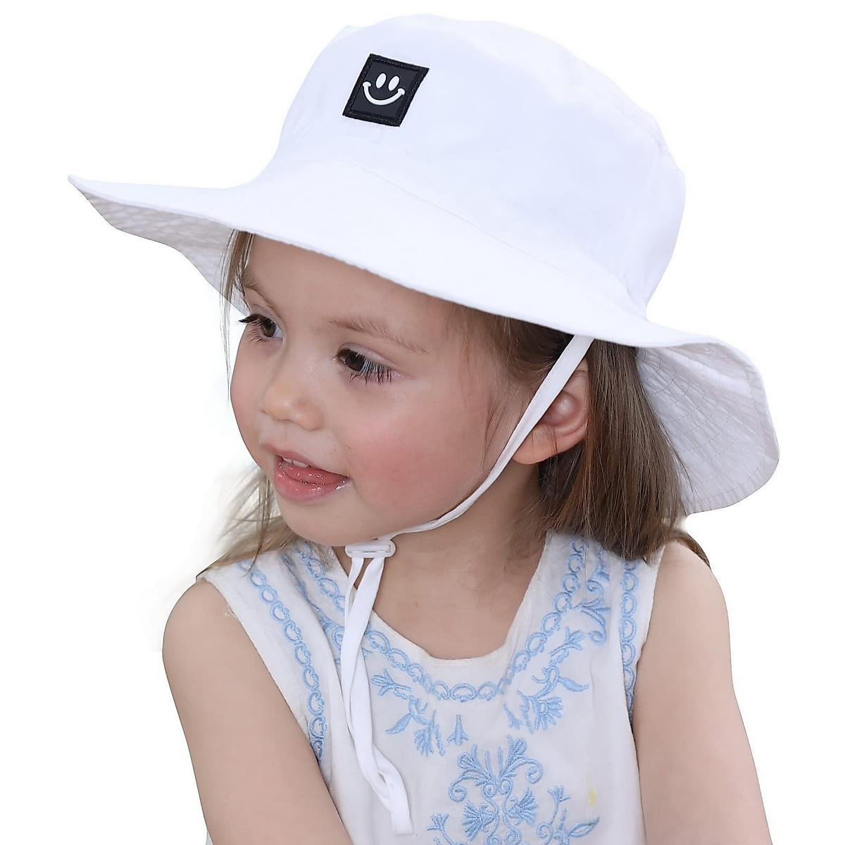 Vashion Baby Bucket Hats 6-12-24 Months UPF50+ Baby Sun Hats 2Pack