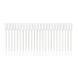 10ml Transfer Pipettes,Saim 24PCS Plastic Disposable Dropping Pipettes Essential Oil Liquid Eye Droppe for Mixing Acrylic Paints, Lab, Crafts
