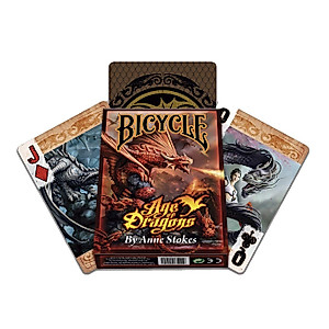 Bicycle Anne Stokes Age of Dragons Playing Cards, for 16 years to 99 years