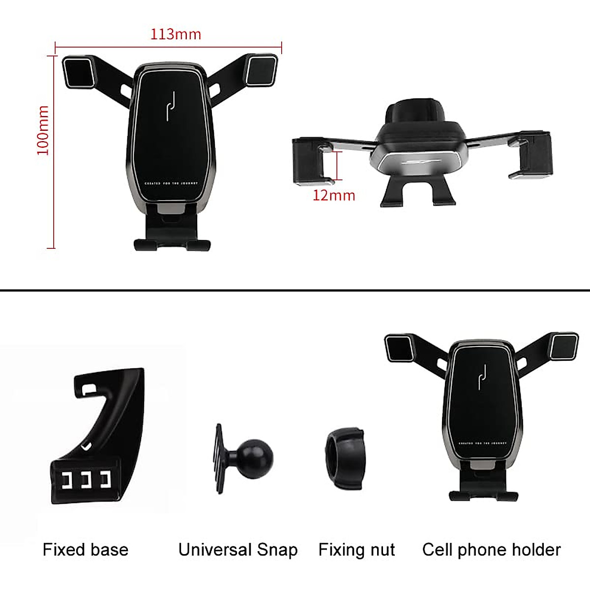 JNGXQ car Phone Holder for Chevy Equinox Phone Mount Interior Accessories 2018 2019 2020 2021 2022 2023 Phone Stand Vent