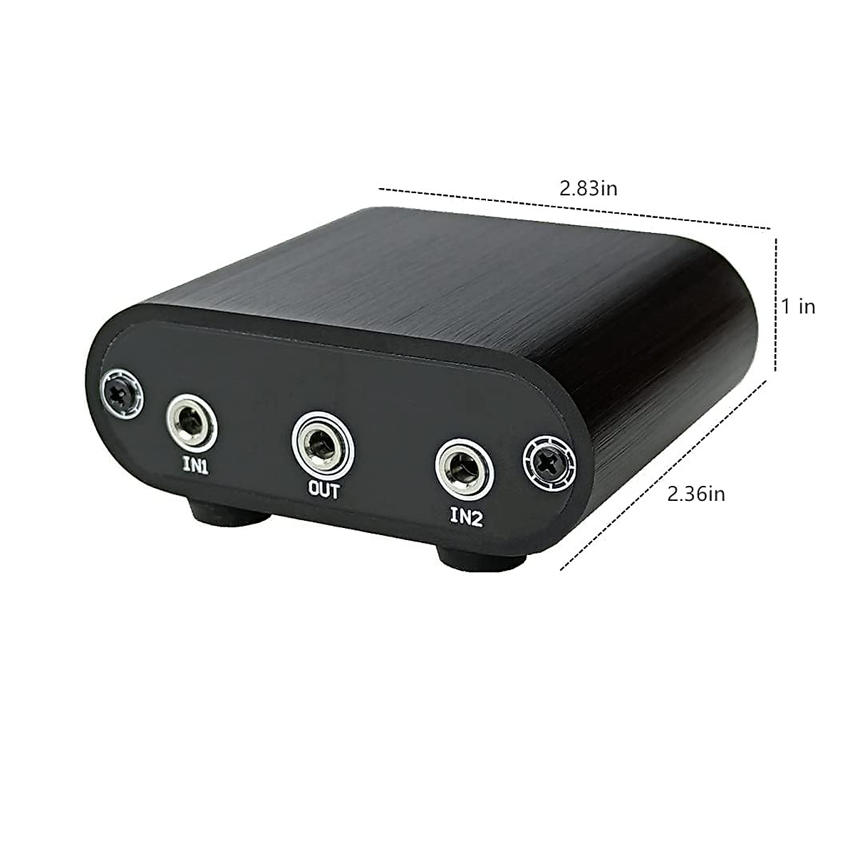 M1 2 in 1 Out 3.5mm Stereo Audio Switch aux switcher Speaker selector Splitter Box