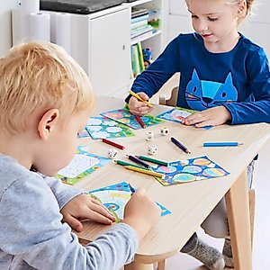 HABA Color It! - A Roll & Write Coloring Game with 2 Variants