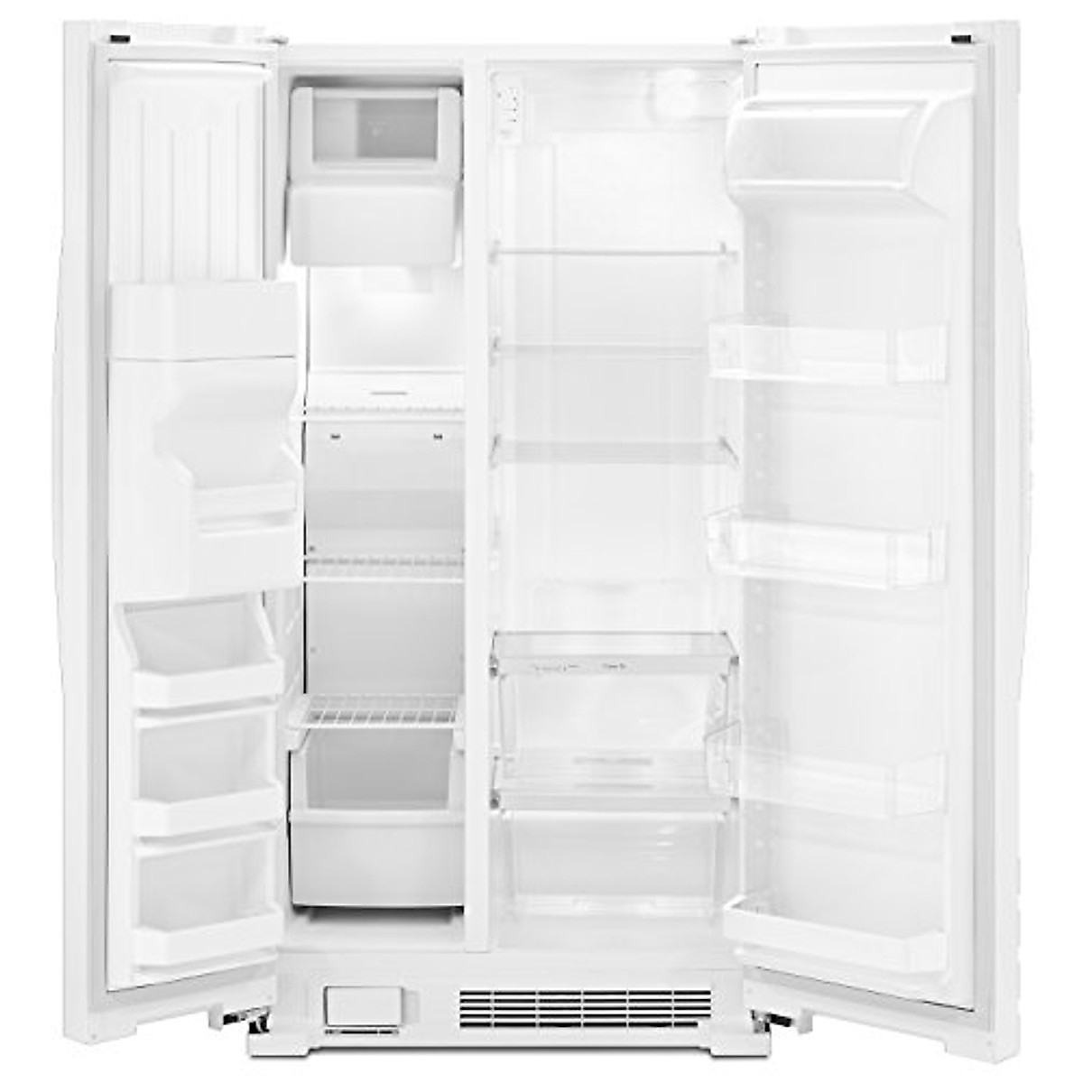 Kenmore 36" Side-by-Side Refrigerator and Freezer with 25 Cubic Ft. Total Capacity, White