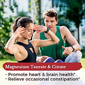 Vitalitown Magnesium Complex Supplement 500mg - Maximized Absorption Chelated Magnesium Glycinate, Malate, Taurate & Citrate - Vegan Non-GMO Magnesium 120 Capsules for Sleep, Muscle, Energy & Heart