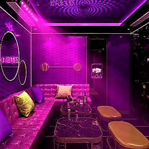 Wall Washer Lights 45W 8 LED RGBW Dimmable Stage Lights DMX Control Dj Lights Stage Lighting - for Indoor Disco Party Church Birthday Bar Wedding