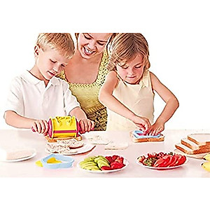 Cute Bear Bento Lunch Sandwich & Cookie Cutter. Easy 2 steps. BPA FREE. Made in Japan.