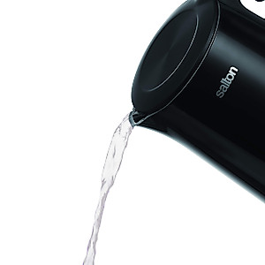 Salton JK1956 Cool Touch Digital Temperature Control, 1.5 L Electric Kettle, Black