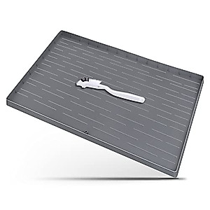 Under Sink Mats for Kitchen Waterproof | Under Sink Cabinet Mats and Protectors, 34" x 22" Silicone Under Sink Drip Tray ,Cabinet Mat Liner Protector for Kitchen Bathroom