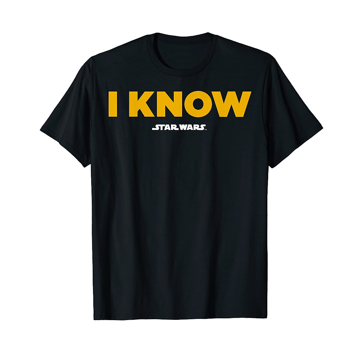 Star Wars Han Solo I Know Graphic T-Shirt T-Shirt