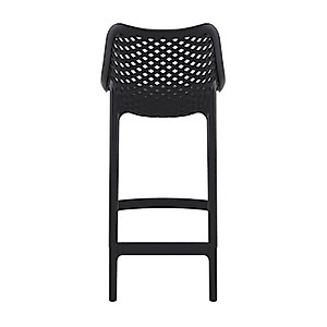 Compamia Air Patio Counter Stool in Black (Set of 2)