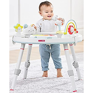 Skip Hop Baby Activity Center: Interactive Play Center with 3-Stage Grow-with-Me Functionality, 4mo+, Silver Lining Cloud