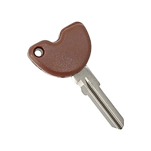 iTobest Motorcycle Key Uncut Blank Blade with Insertable Chip -For Vespa Piaggio 3VTE Fly 125 200 GTS GTV VESPA LXV150 GTS250 300 Moto parts Insertable chip(brown