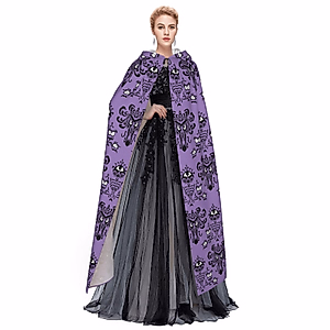 Befodam Haunted the Mansion Unisex Adult Full Length Hooded Robe Cloak Long Cape Hoodie for Halloween Christmas Fancy Cool Cosplay Costumes