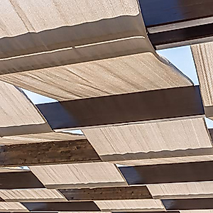 Easy Gardener 81020R Sun Screen Fabric, 6ft X 20ft, Chocolate