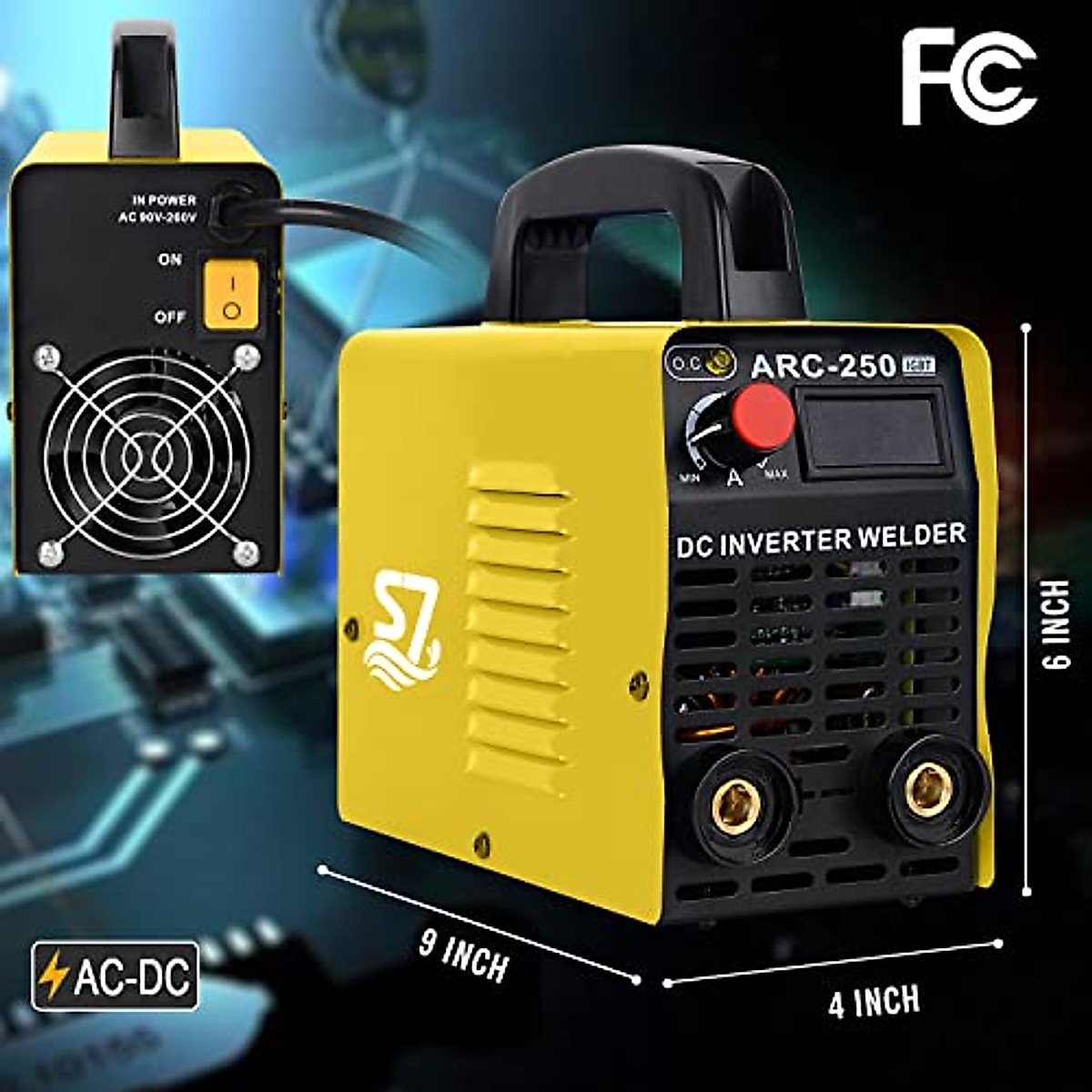S7 Powerful 200Amp ARC Stick Welder for Beginners - 110V Welding Machine with Welding Rod Tools