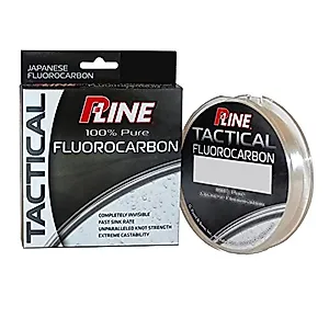 P-Line Tactical Premium Flurorcarbon 200 yd Filler Spool, 10 lb, Clear (750182962)