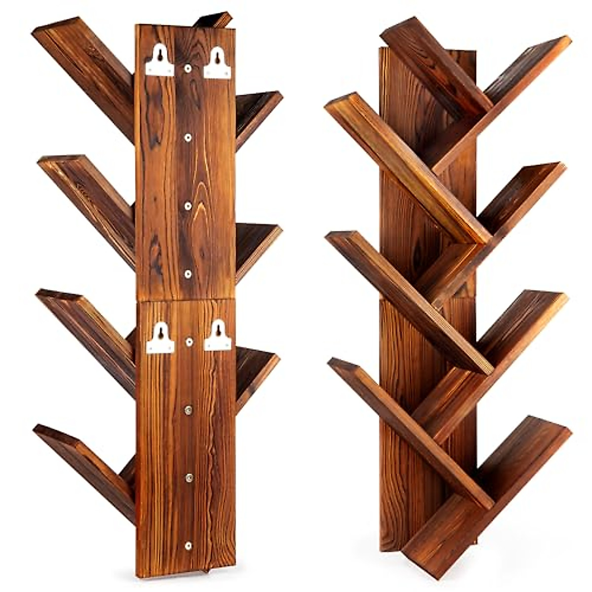 FreshDecor Tree Bookshelf 7-Tier (Brown), FD1011