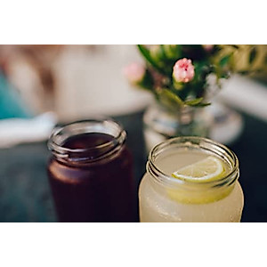 IMMTTYY 12Pack 2OZ Mini Wide Mouth Mason Jar Shot Glasses with Metal Lids, Perfect for home bar, man cave or she shed Great stocking stuffer, party favor, Honey, Jam, Jelly, with 24 Labels