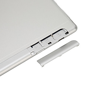 DAUERHAFT Office Tablet, US Plug 100‑240V Tablet PC 6GB RAM 128GB ROM 4G LTE 5G WiFi 3 Card Slots for School (Silver)