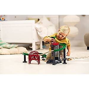 BRIO World 33887 Lift & Load Warehouse Set | 32 Piece Kids Train Toy Set with Wooden Tracks and Accessories | Interactive Design | FSC Certified Wood | for Ages 3 and Up
