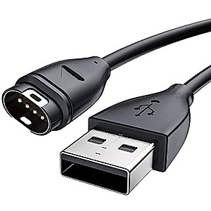 Ancable 2-Pack Charger Cable Compatible with Garmin Watch, 3-Feet USB Charger Cable Data Transfer for Garmin Fenix 5 5X 5X Plus 5 Plus 5S 5S Plus 6X 6 6S, etc Charging Cord