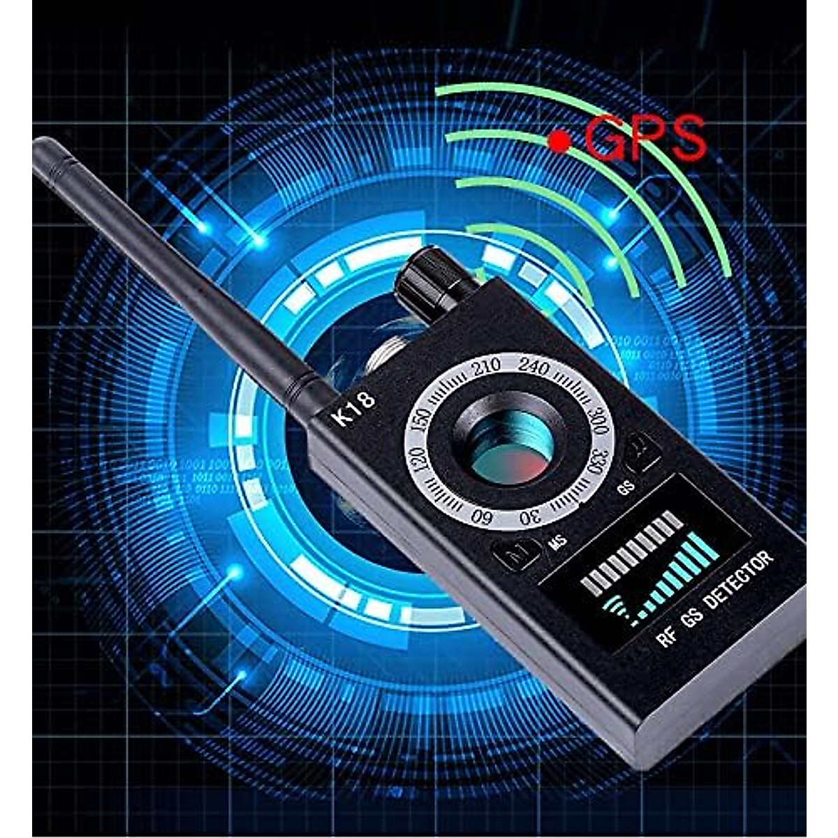 Hidden Anti Spy Wireless Camera RF Detector Bug K18 RF GS Detector(YLK-BJ-002)