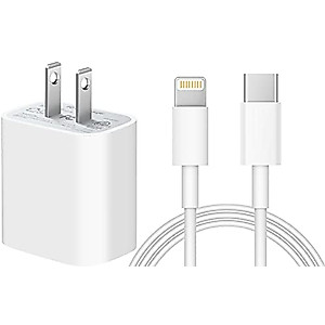 iPhone 14 13 12 11 Super Fast Charger [Apple MFi Certified ]High Speed Charger 20W PD USB-C Wall Charger 6FT Cables Compatible with iPhone 14/14 Pro/14 Pro Max/14 Plus/13/13Pro/12/12 Pro/11/11Pro,iPad