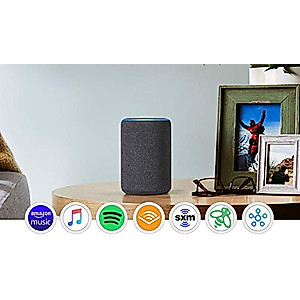 Echo Plus (2nd Gen) - Premium sound with built-in smart home hub - Charcoal