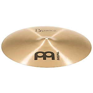 Meinl Cymbals B17MTC Byzance 17-Inch Medium Thin Traditional Crash Cymbal (VIDEO),metallic