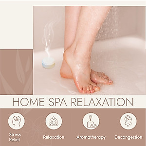 Shower Steamers Eucalyptus and Mint (15 Pack) Emily & Lilith Bath Bomb Aromatherapy Essential Oils Self Care Shower Steamer Relaxation, Birthday Gifts for Women and Men. Relaxing Shower Bomb