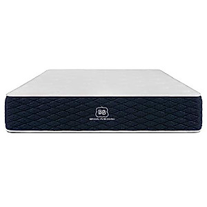 Brooklyn Bedding Signature 11" Hybrid Mattress with Pressure Relieving Foam, Queen Soft