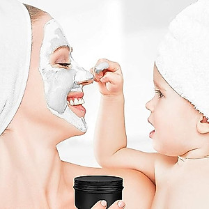 6 Pack 4 oz Aluminum Tins Airtight Storage Tins Containers Bulk Tins with Screw Lids for Kitchen, Storing Spices, Candies, Lip Balm, Salve,Black