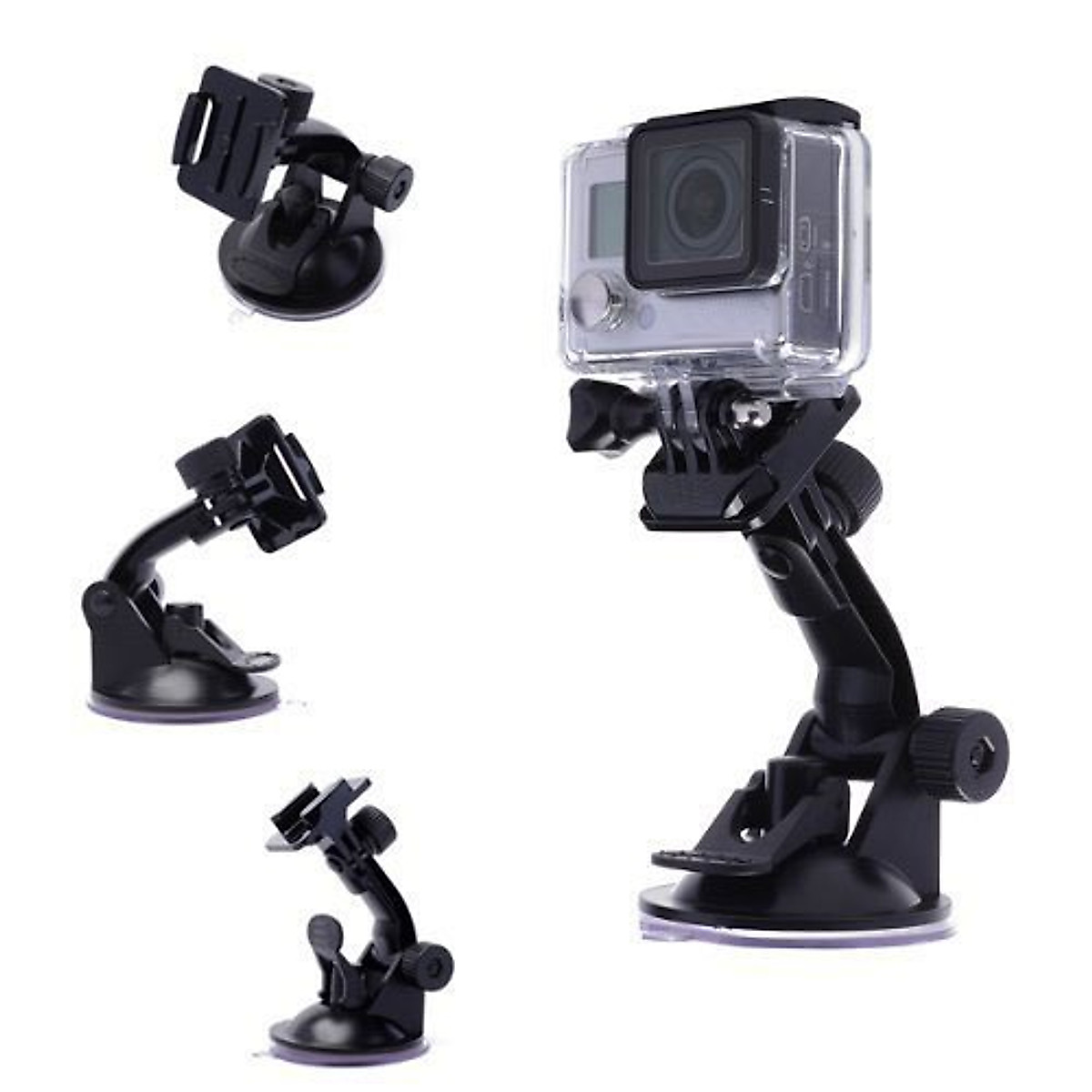 Smatree Suction Cup Mount Compatible for GoPro MAX / GoPro Hero 9/8/7/6/5/4/3+/3/Session/GOPRO HERO 2018/DJI OSMO Action Camera