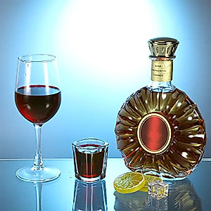 50 Pack 2.2 Ounce Shot Glasses Bulk Heavy Base Shot Glass Set Square Shot Glasses Clear Shot Glasses for Vodka Whiskey Wine Beer Espressos Liquors Family Party