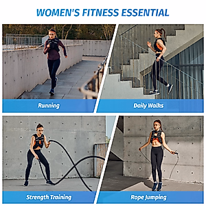 ZELUS Weighted Vest, 6lb/8lb/12lb/16lb/20lb/25lb/30lb Weight Vest with Reflective Stripe for Workout, Strength Training, Running, Fitness, Muscle Building, Weight Loss, Weightlifting, Black(12 lb)