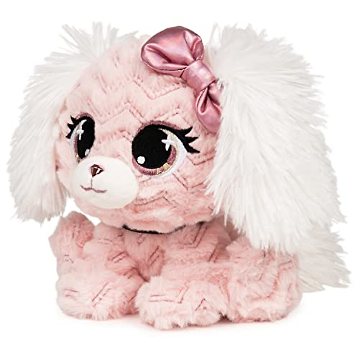 GUND P.Lushes Pets Gem Stars Collection, Sabrina Von Steubner Puppy Stuffed Animal, Pink/White, 6”