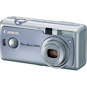 Canon PowerShot A400 3.2MP Digital Camera with 2.2x Optical Zoom (Blue)