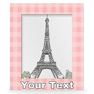 Herdesigns Sweet Red Cherry 8x10 Picture Frame Personalized Custom Text Name Fruits Wooden Picture Frame for Wall and Tabletop Display, Photo Picture Frame Customized Gift