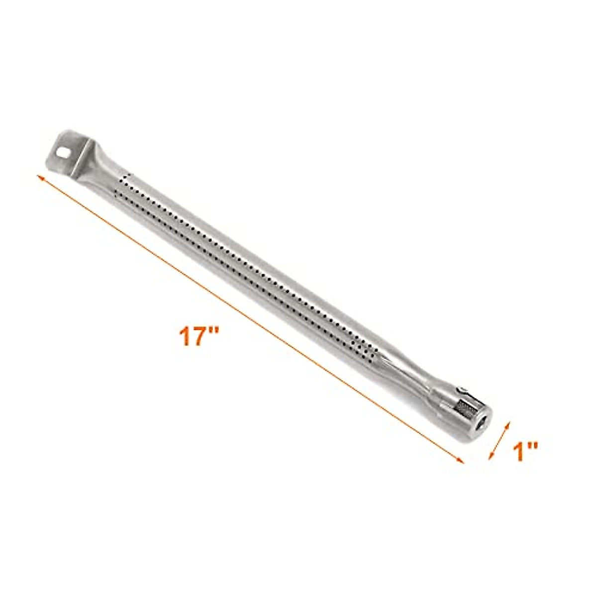 MixRBBQ Stainless Steel 7-Pack Heat Plates and 4-Pack Burner BBQ Replacement Part Kit for Prestige 500 and Napoleon Grill Rogue Series