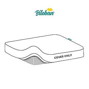 Playard Mattress Cover -for Square Play Yard, Perfect for New Room2 / TotBloc Portable Playard, Waterproof, Ultra Soft, Fitted Playpen Mattress Cover, White