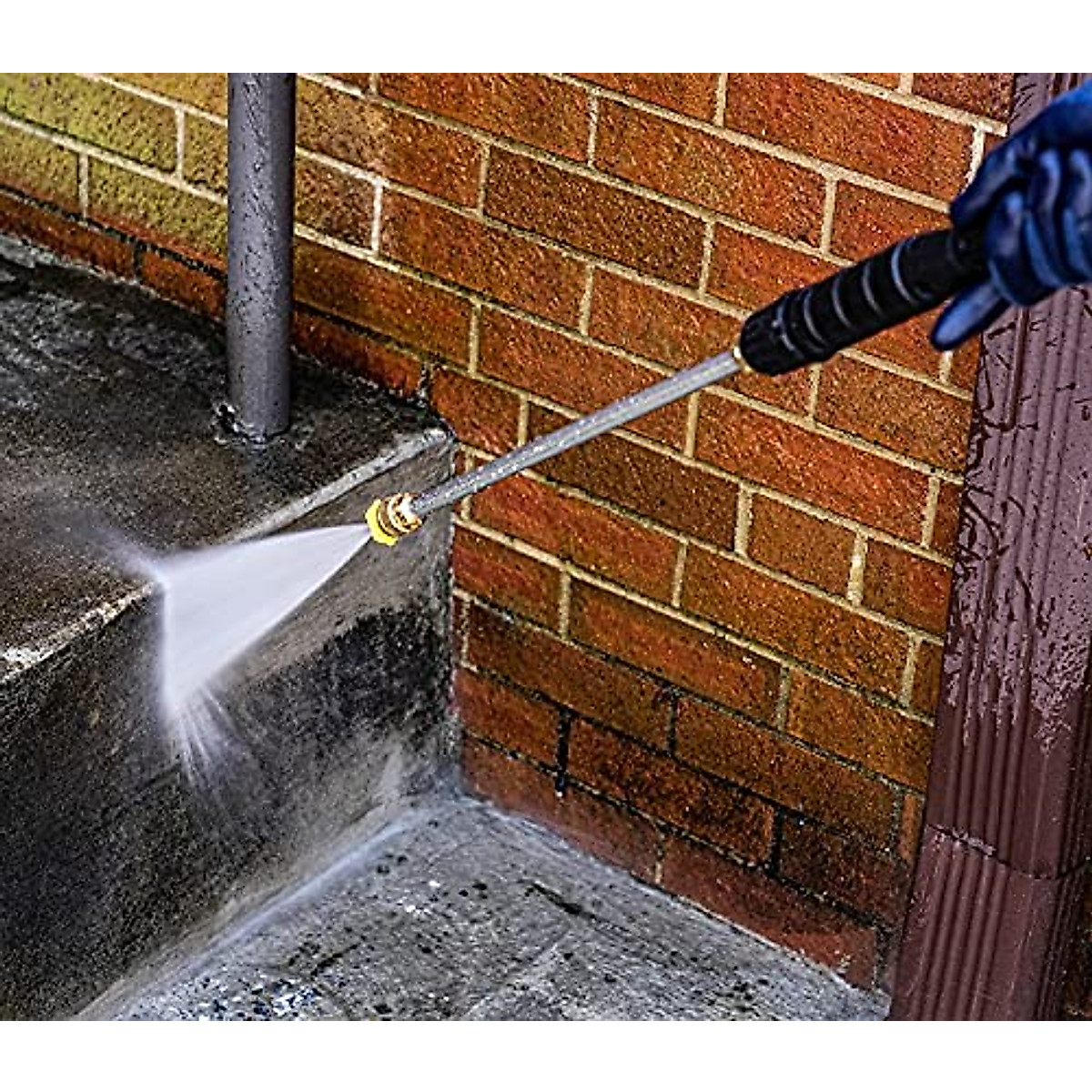 Simpson Cleaning ALH4240 Aluminum Series 4200 PSI Gas Pressure Washer, 4.0 GPM, HONDA GX390 Engine, Includes Spray Gun and Extension Wand, 5 QC Nozzle Tips, 3/8-inch x 50-foot Monster Hose, (49 State)