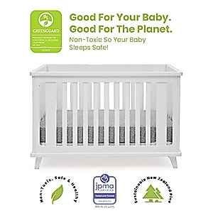 Delta Children Ava 3-in-1 Convertible Baby Crib - Greenguard Gold Certified, White