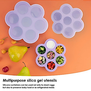 SHIDOW Silicone Egg Bites Molds for Instant Pot Accessories, Fit Instant Pot 5,6,8 qt Pressure Cooker, Silicone Egg Mold for Home Pressure Cookers Kitchen Restaurant.