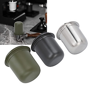 Stainless Steel Espresso Dosing Cup,Dosing Cup, 150ml 58mm Hands Free Universal Inverted Coffee Powder Cup, Espresso Machine Accessories, Coffee Making Tools, for Coffe Machine(2?Da??¨¦?), dosing