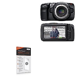 BoxWave Screen Protector Compatible with Blackmagic Pocket Cinema Camera 6K - ClearTouch Anti-Glare (2-Pack), Anti-Fingerprint Matte Film Skin