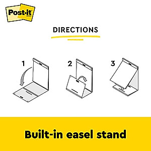 Post-it Doodle Pad, Portable Art Easel, Self-Stick Tabletop Easel Pad, 20 in x 23 in, 20 Sheets/Pad, 2 Pads/Pack (563R-DP)