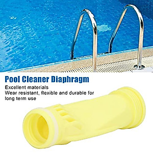 RvSky Garden Supplies 2Pcs Pool Cleaner Diaphragm Replacement with Retaining Ring Cleaning Flexible Parts Supplies