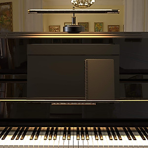 Cocoweb 4" Height Piano Desk Lamp - Antique Brass - PLED101ABD