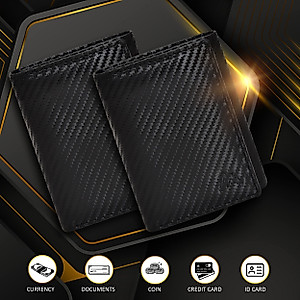 NeoMonte Handcrafted RFID Leather Wallet For Men, Sleek Trifold Front Pocket Wallet with 2 ID & 9 Cards Slots