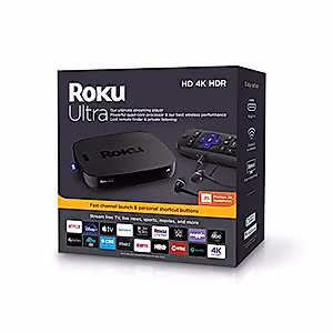 Roku Ultra | Streaming Media Player 4K/HD/HDR with Premium JBL Headphones